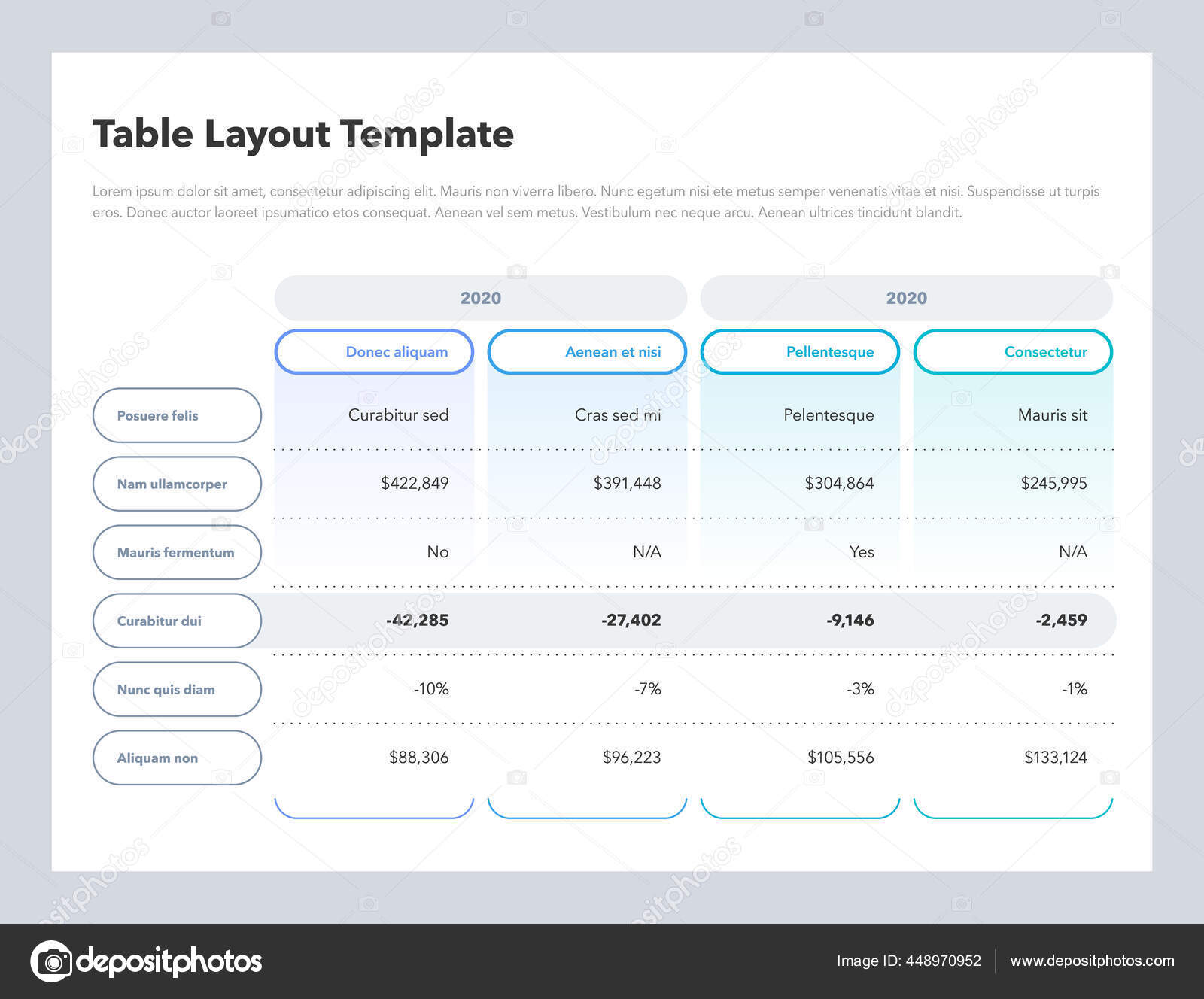Table Setting Layout Template