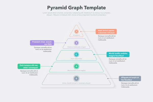 Proces Flowdiagram Opdelt Fire Trin Flad Infografik Med Minimalistiske ...