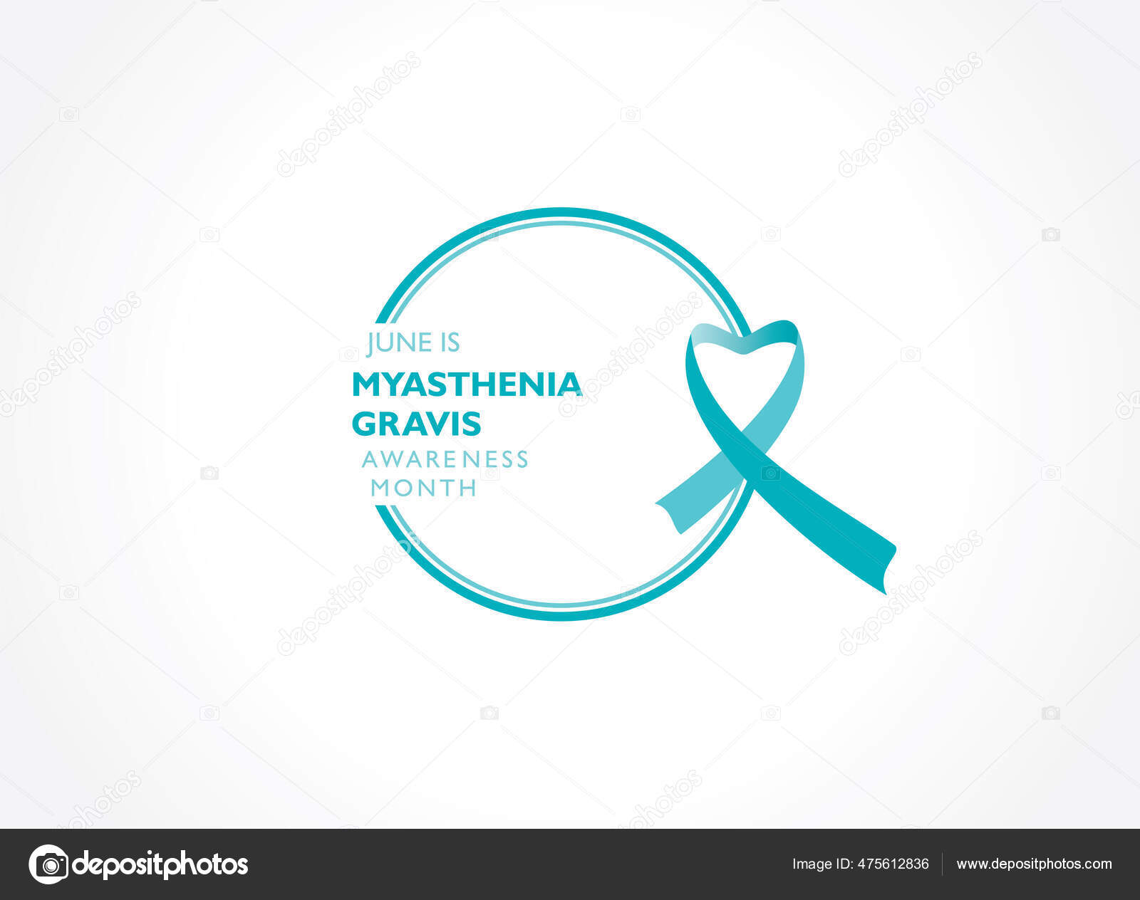 Vector Illustration Myasthenia Gravis Awareness Month Observed June ...