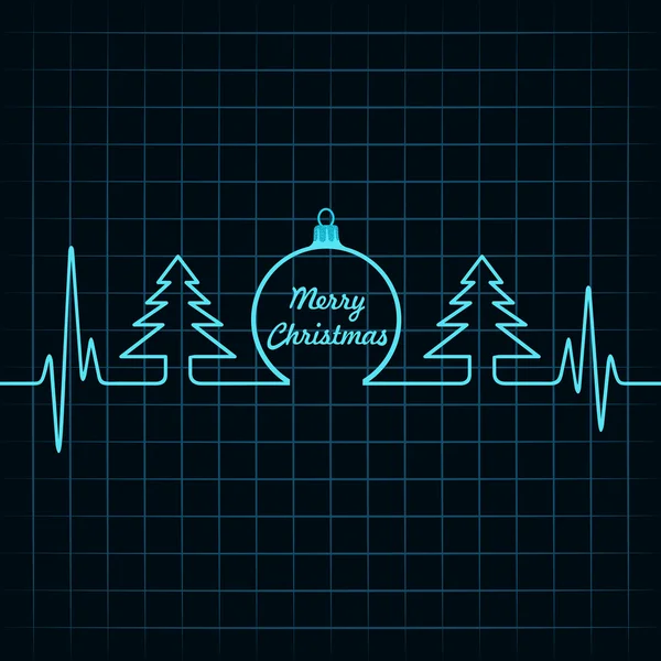 Natal eletrocardiograma Vector Art Stock Images | Depositphotos