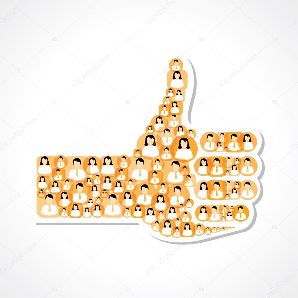 Colorful thumb up symbol Stock Vector Image by ©graphicsdunia4u #59546937