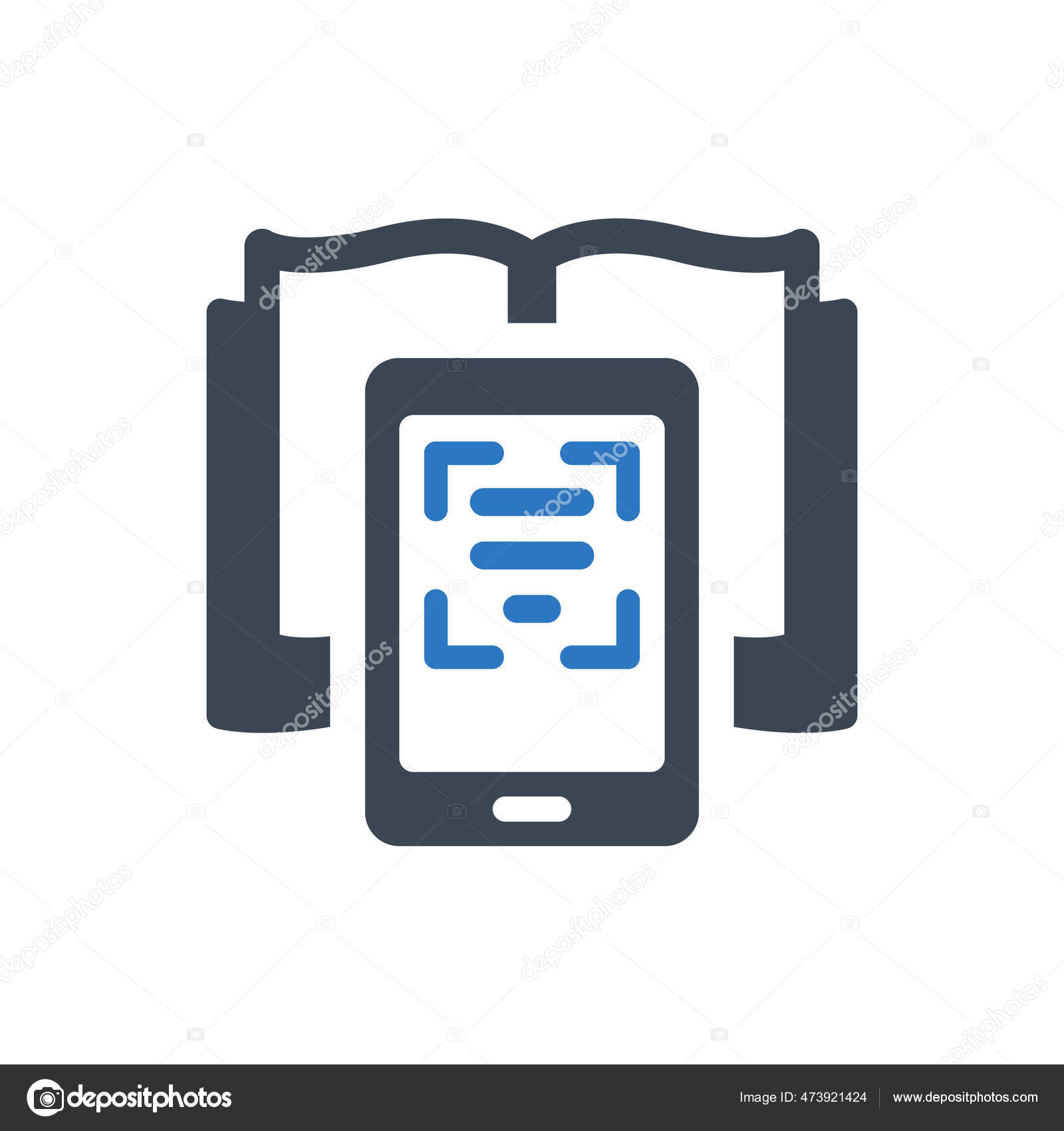 Optical Character Recognition Icon Vector Illustration Stock Vector by ...