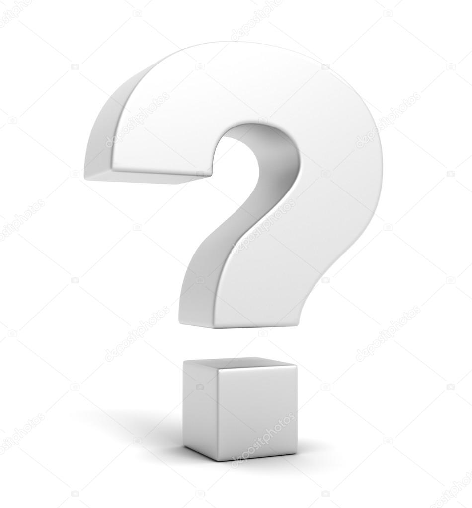 Question mark concept 3d illustration — Stock Photo © mstanley #123010806