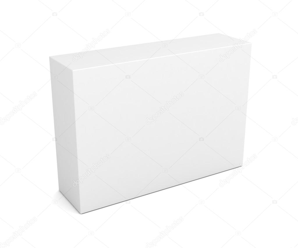 Blank retail product box concept 3d illustration — Stock Photo ...