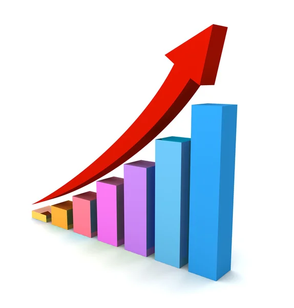 Rising business graph Stock Photo by ©mstanley 78539624