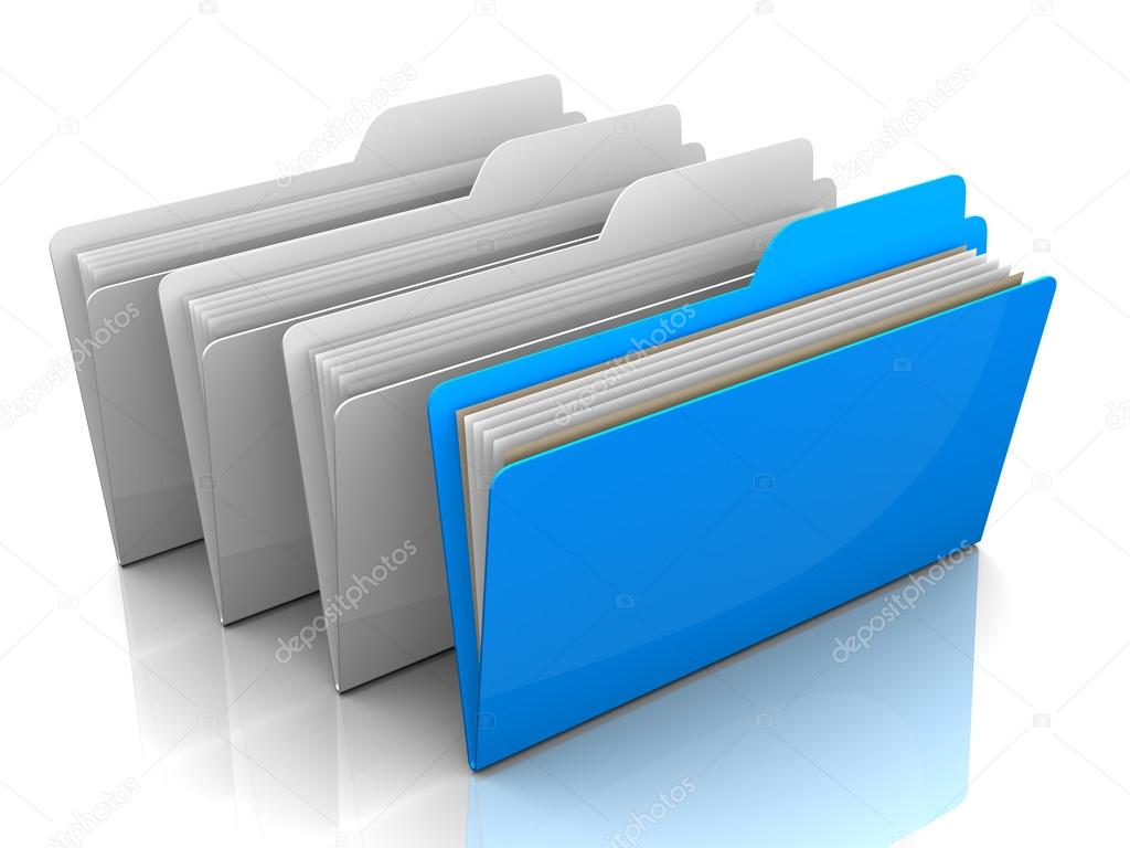 Folders — Stock Photo © mstanley #78524818