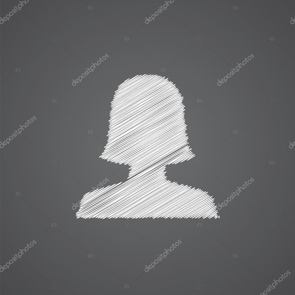 Female profile sketch logo doodle ico Stock Vector Image by ©rashad ...