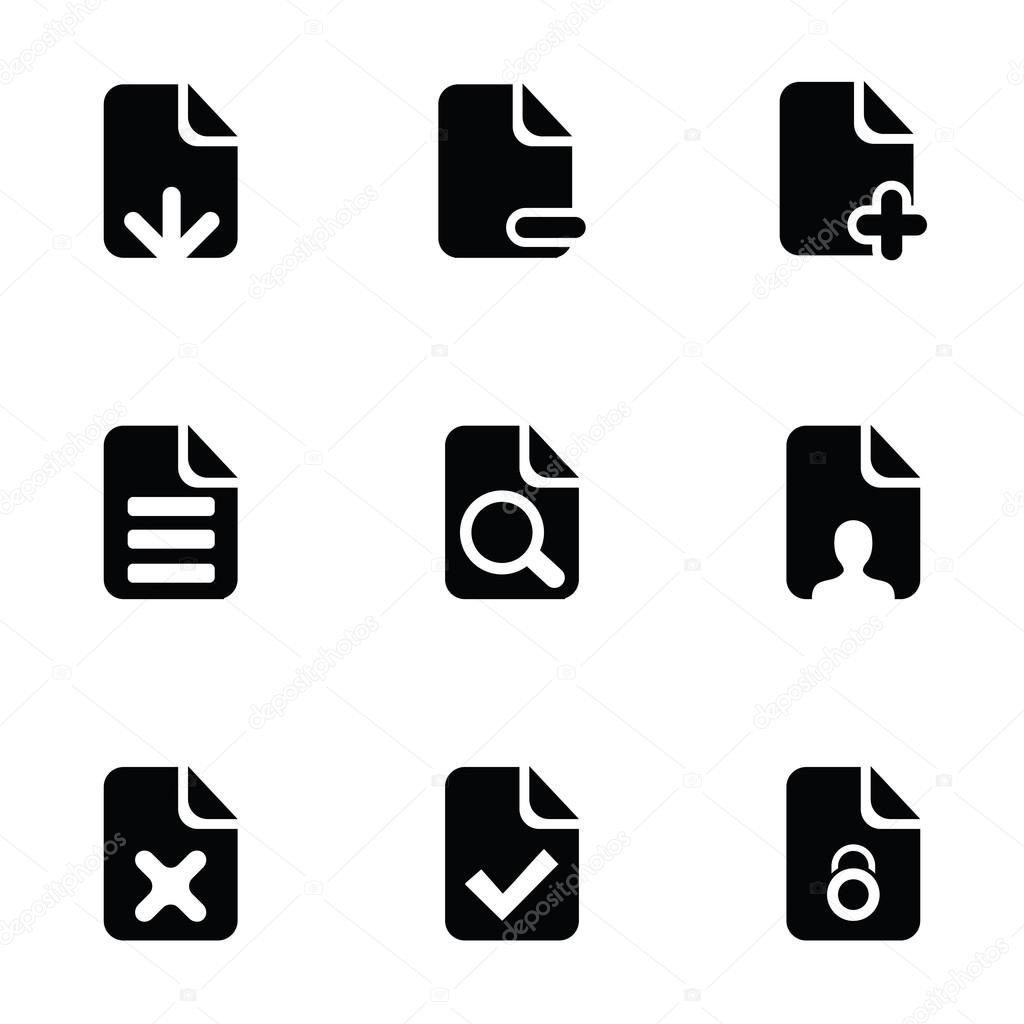 Page icons set Stock Vector Image by ©rashad_ashurov #56438233
