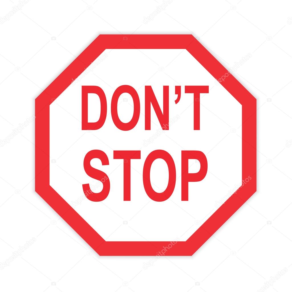 Don't stop sign Stock Vector by ©rashad_ashurov 56893783
