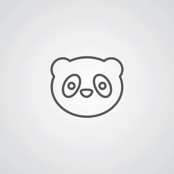 Panda outline symbol Vector Art Stock Images | Depositphotos