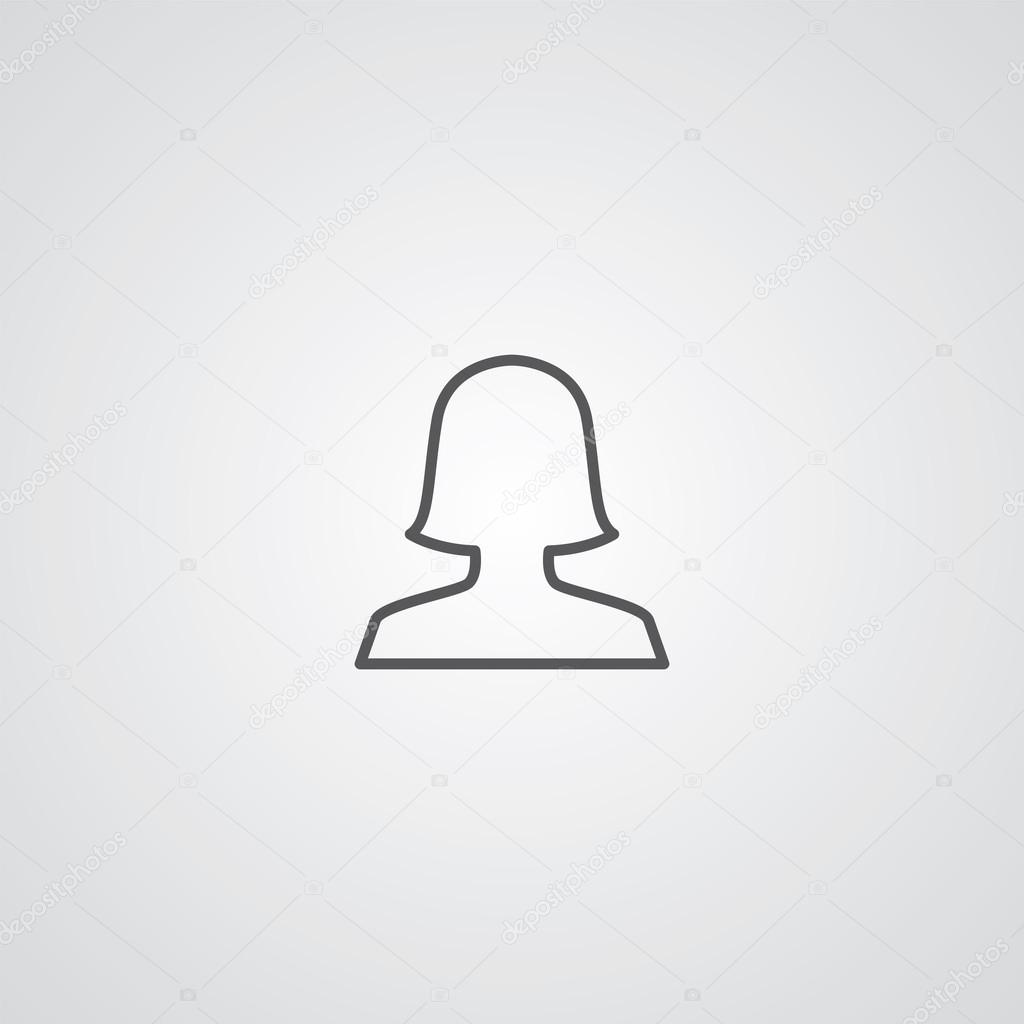 Female Profile Outline