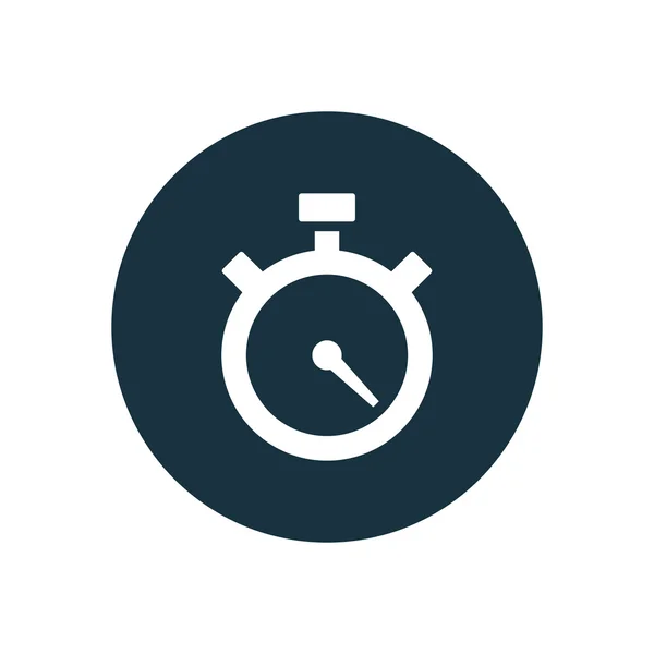 Timer icon, white on the blue background Stock Vector Image by ©rashad ...