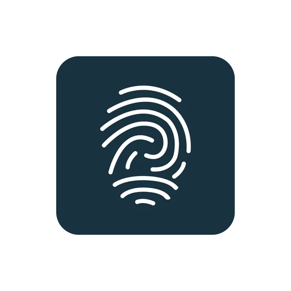 Fingerprint icon Rounded squares button Stock Vector Image by ©rashad ...