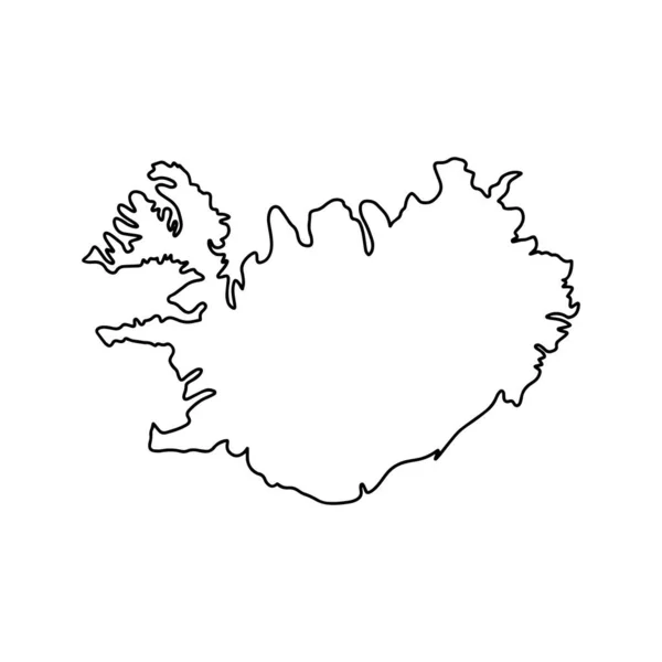 100,000 Outline map iceland Vector Images | Depositphotos