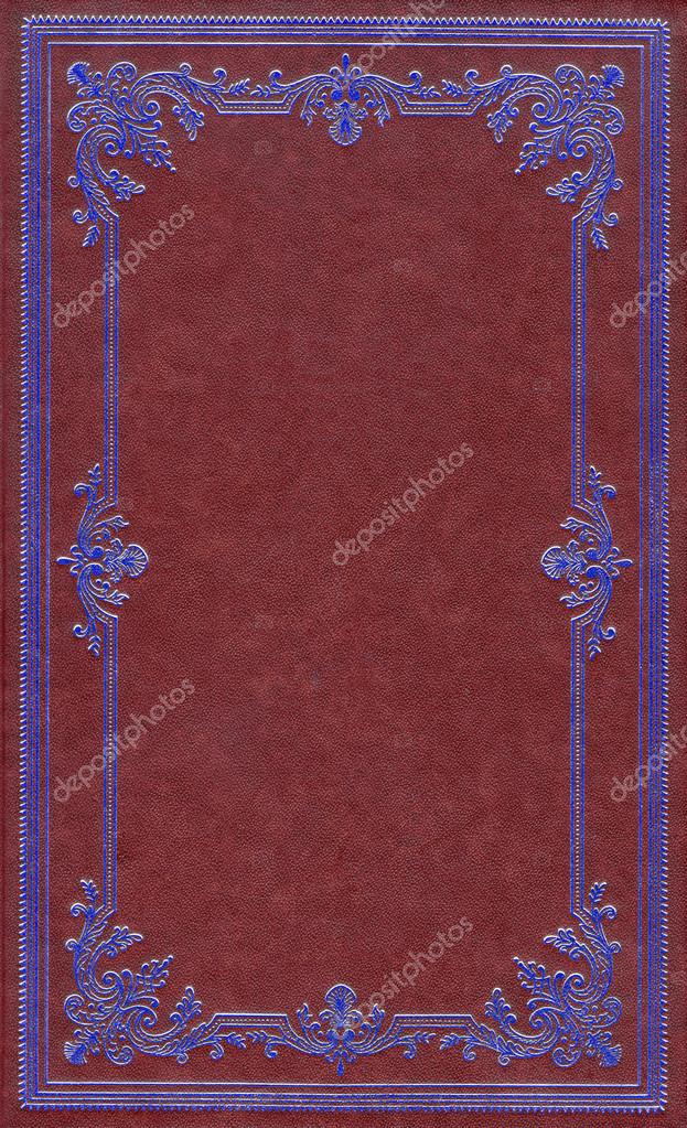 Blue and brown leather cover Stock Photo by ©dp3010 104586032