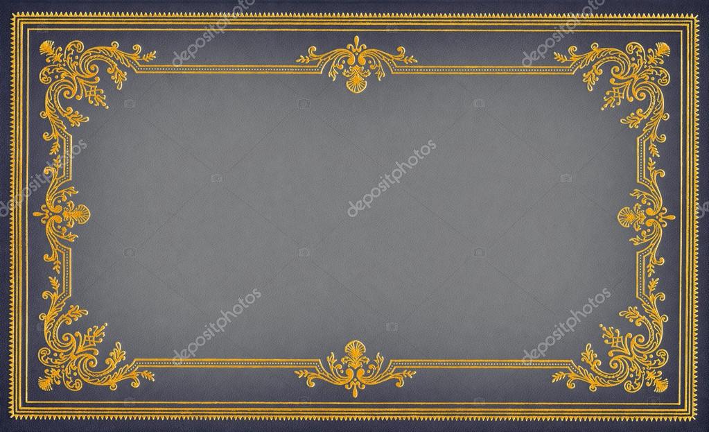 Dark blue leather cover — Stock Photo © dp3010 #113032966