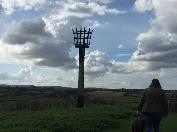 Beacons or fire beacon are a warning signal system of historical Uk lit ...