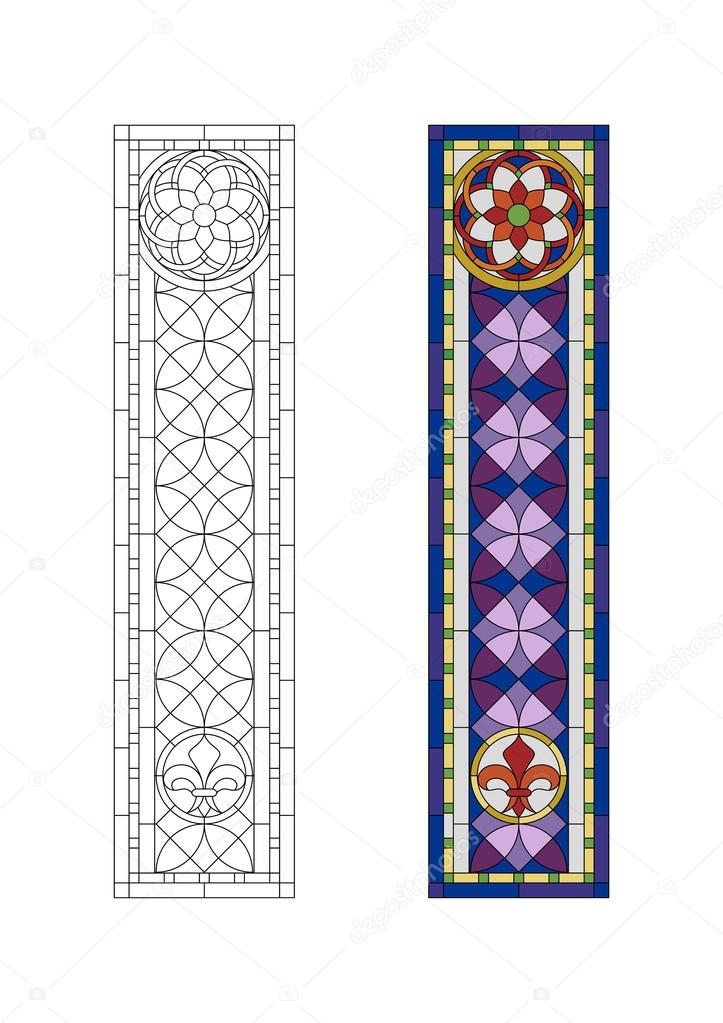 Stained Glass Pattern Stock Vector Image By ©gamiag 91726202