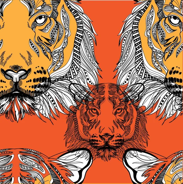 인도 호랑이 Vector Art Stock Images | Depositphotos