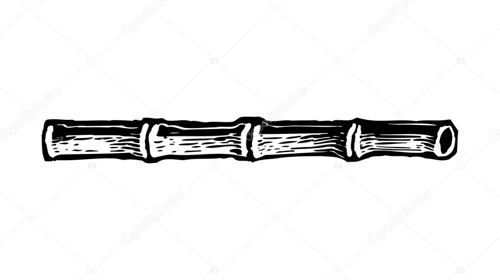 Vector illustration of a bamboo stick Stock Vector by ©ronjoe 69908547