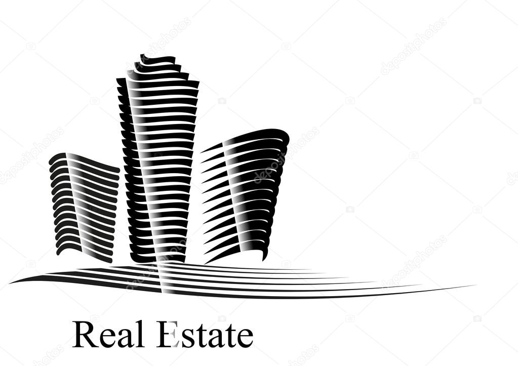 Real Estate vector — Stock Vector © yommy8008 #56458317