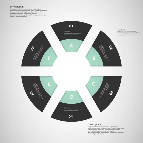 6 steps infographic Vector Art Stock Images | Depositphotos