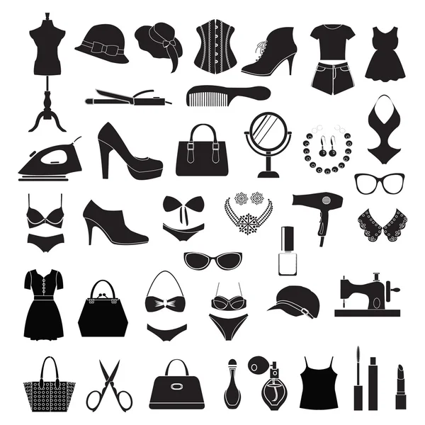 Fashion Accessories Icon Set Stock Vector Image by ©ivaleks #9888354