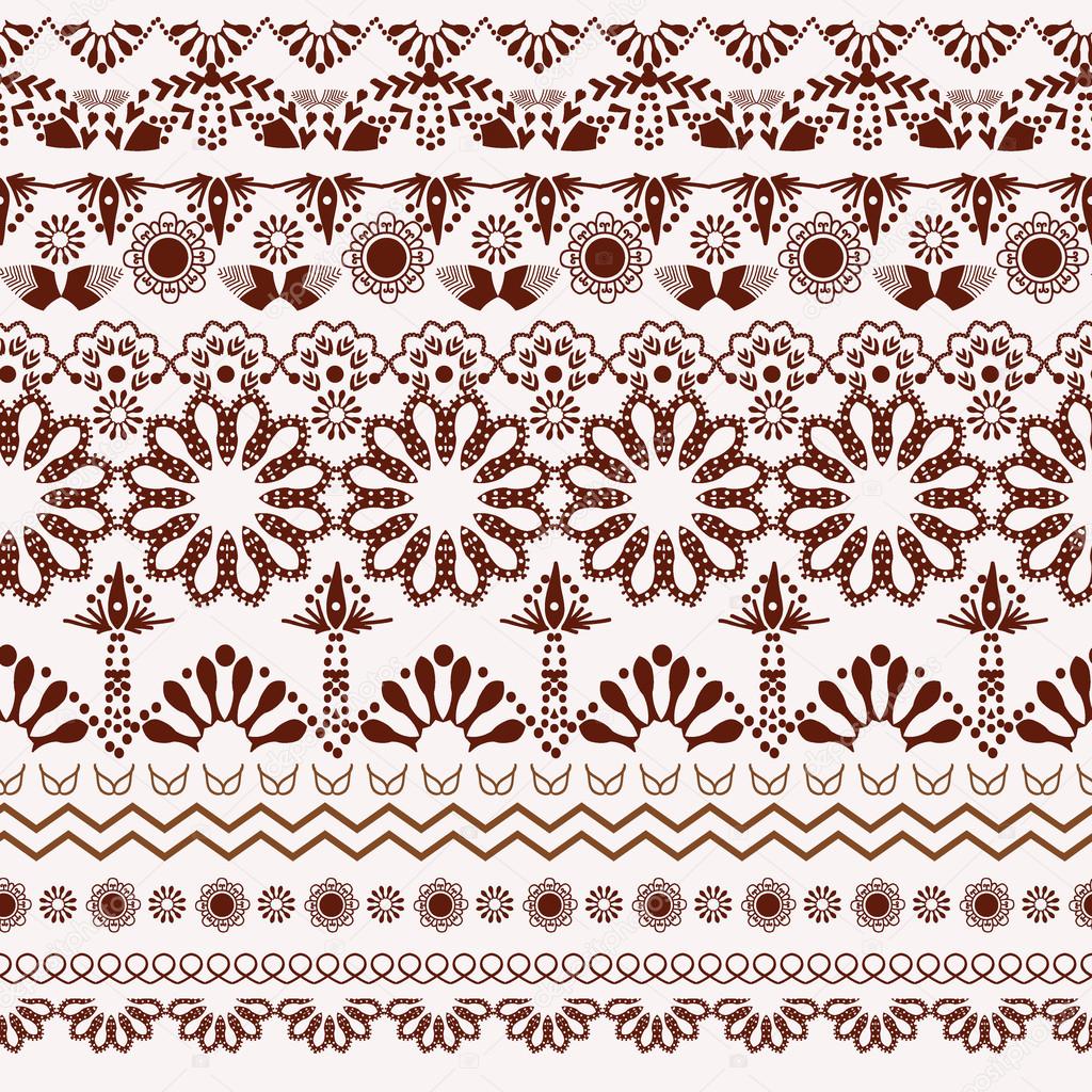 Native Indian Border Designs