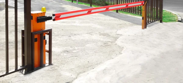Automatic rising arm barrier Stock Photos, Royalty Free Automatic ...