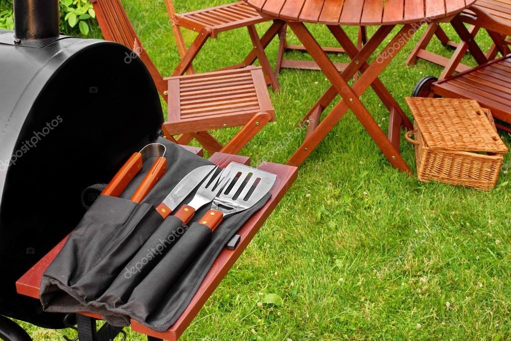 Summer BBQ Grill Party Scene — Stock Photo © aruba2000 #70458727