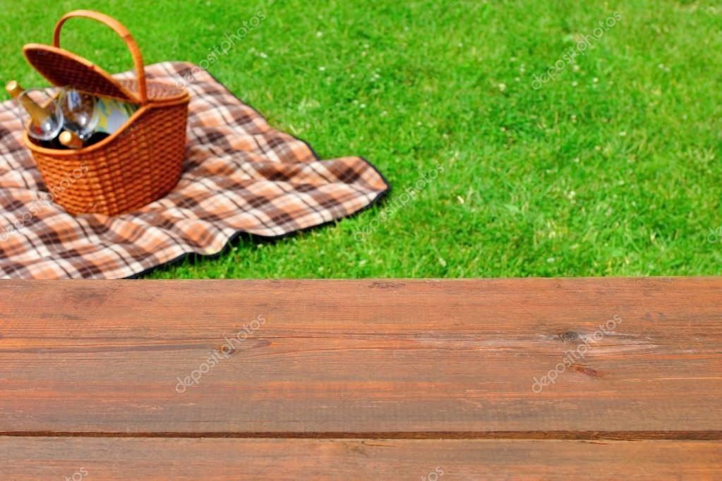 Picnic Table Top Background