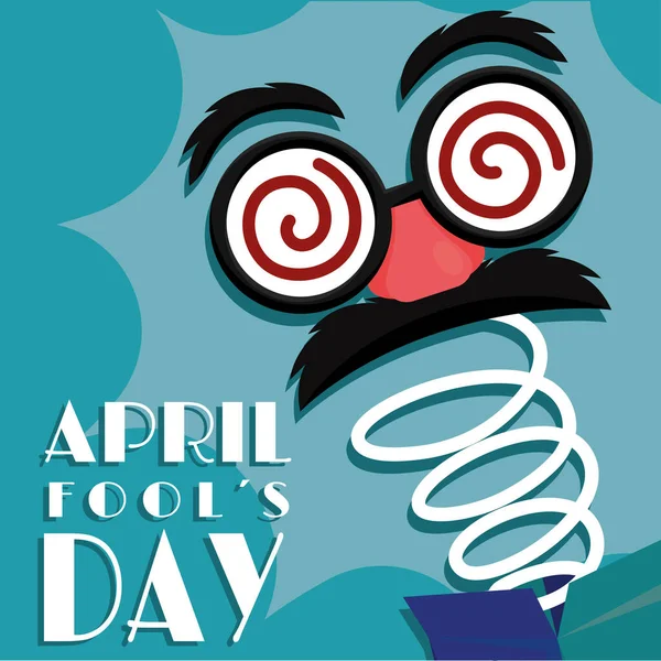 Crazy eyes and nose April fools day Stock Vector by ©DAVIDS47 473241072