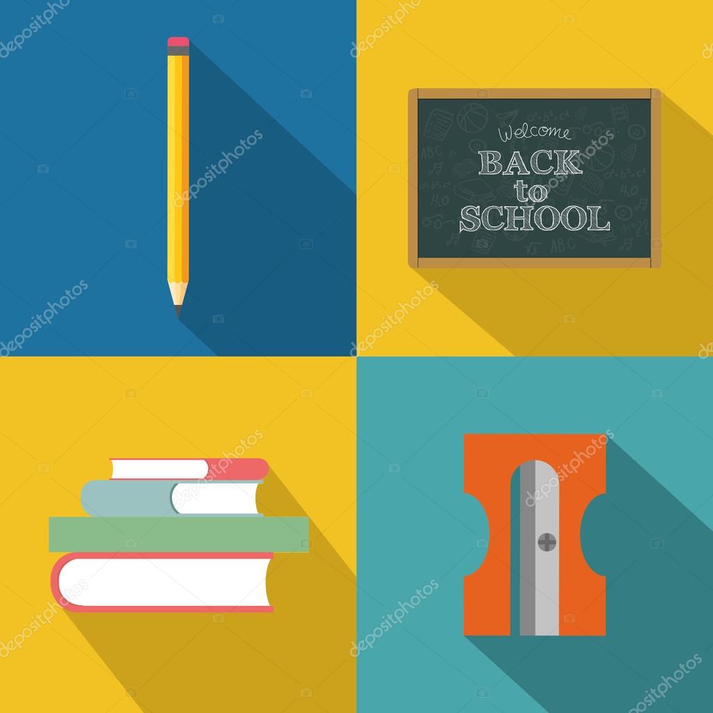 School objects Stock Vector by ©DAVIDS47 51833103