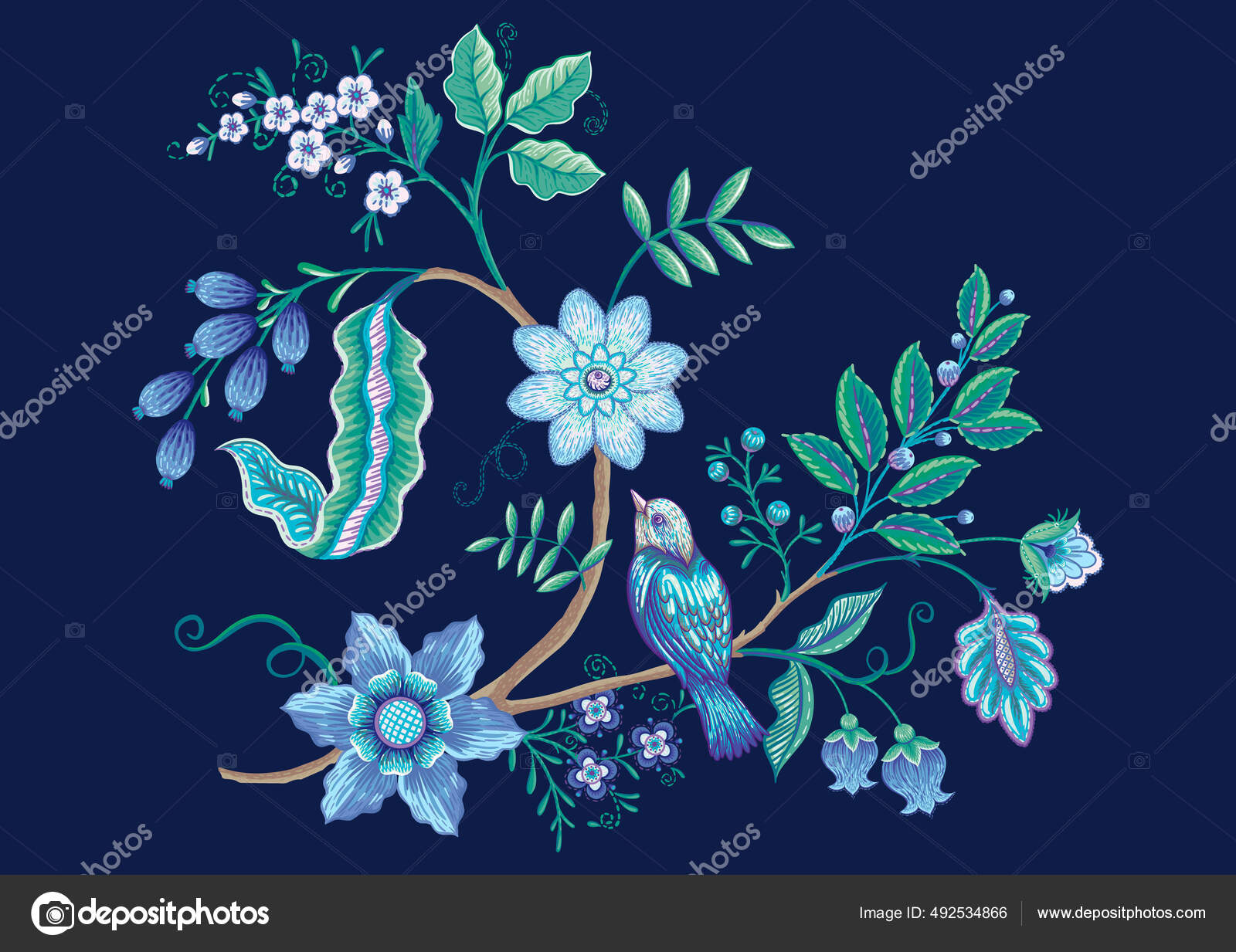 Vish emb 2 zz Stock Vector by ©ElenaBesedina 492534866