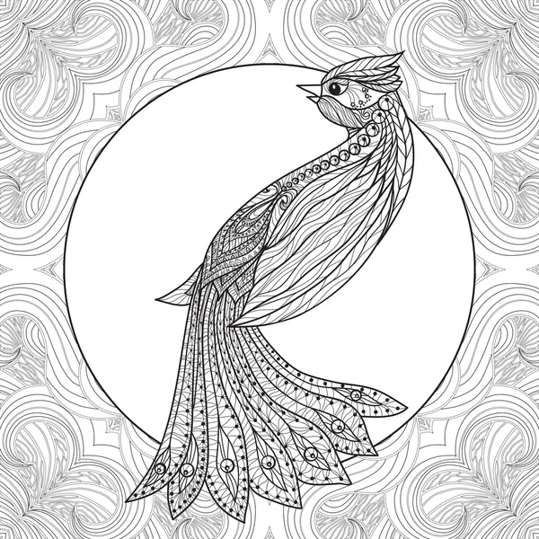 Coloring swan bird pattern — Stock Vector © ElenaBesedina #85627262