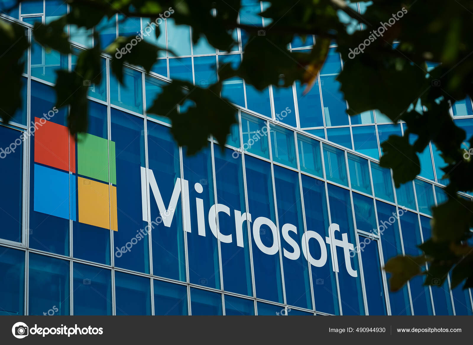 Bucharest Romania July 2021 View Microsoft Romania Headquarters City ...