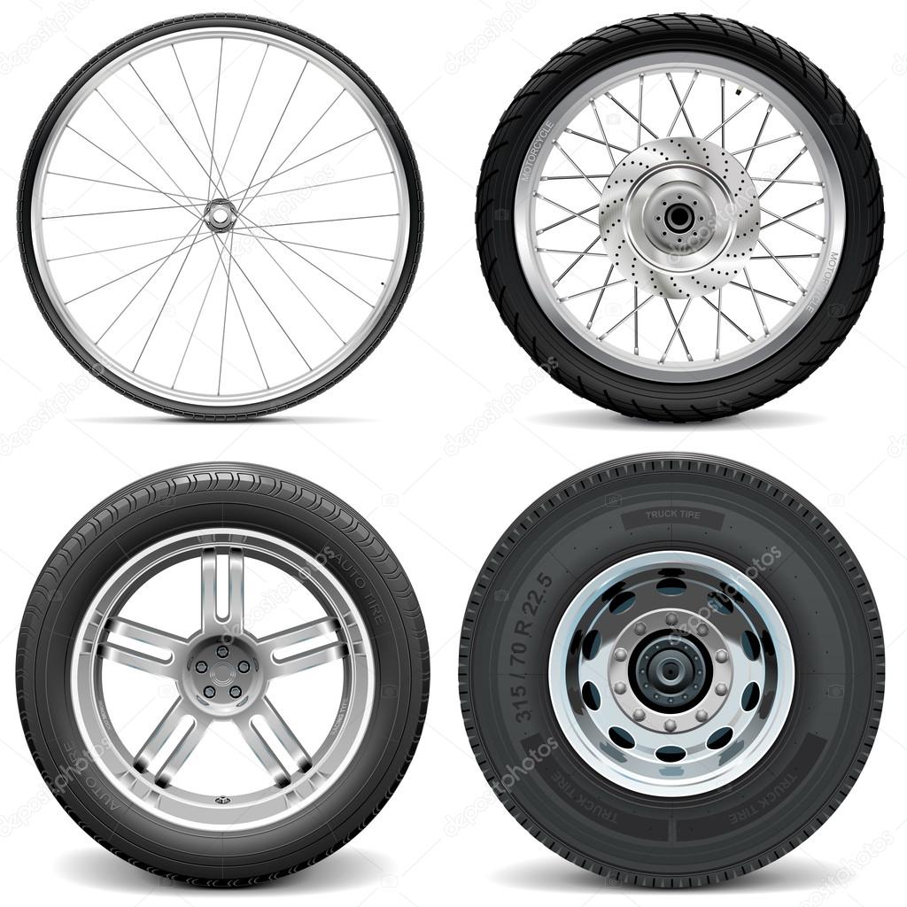 Truck Tire Vector