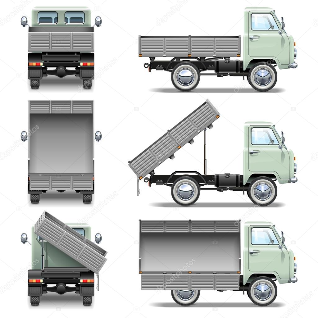 Vector Tipper Truck Stock Vector Image by ©dashadima #72822985