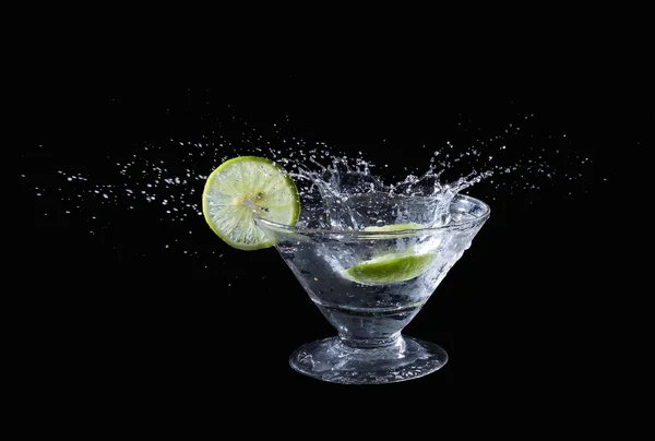 Lime juice splash — Stock Photo © sukr13 #112594826