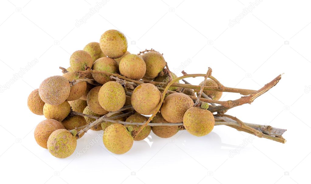 Longan on white background — Stock Photo © sommaill #116100824