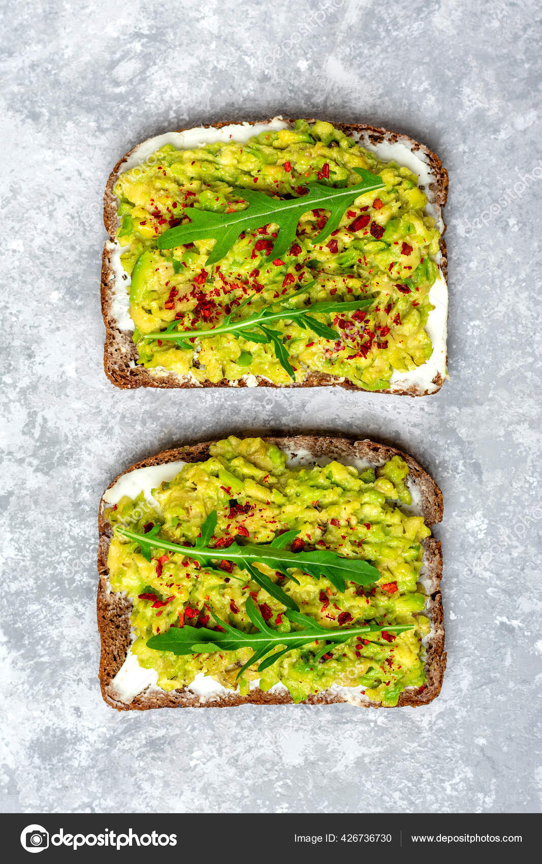 Set Sandwiches Breakfast Slice Whole Grain Dark Bread Cream Cheese ...