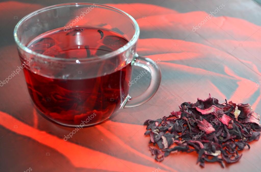 Red Hibiscus tea — Stock Photo © YuliyaM #67426669