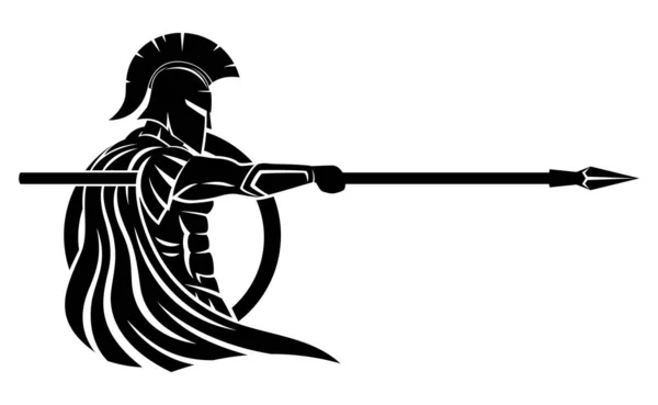 Spartan Sword Shield White Background Stock Vector By ©taronin 191444626