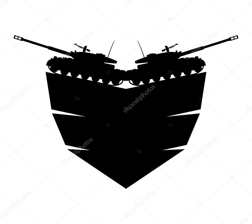 Vector military sign. Tanks. Stock Vector Image by ©taronin #66865933