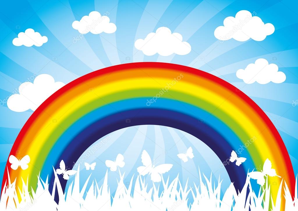 Vector illustration. Rainbow. Stock Vector Image by ©taronin #72983259