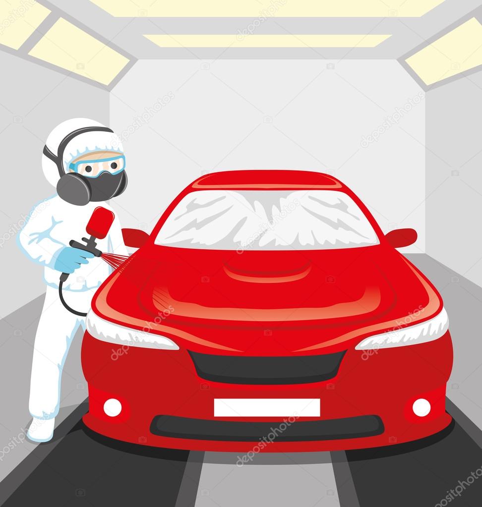 Car painting. Stock Vector Image by ©taronin #79562898