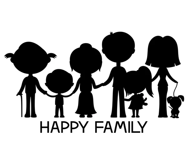 Family Holding Hands Logo