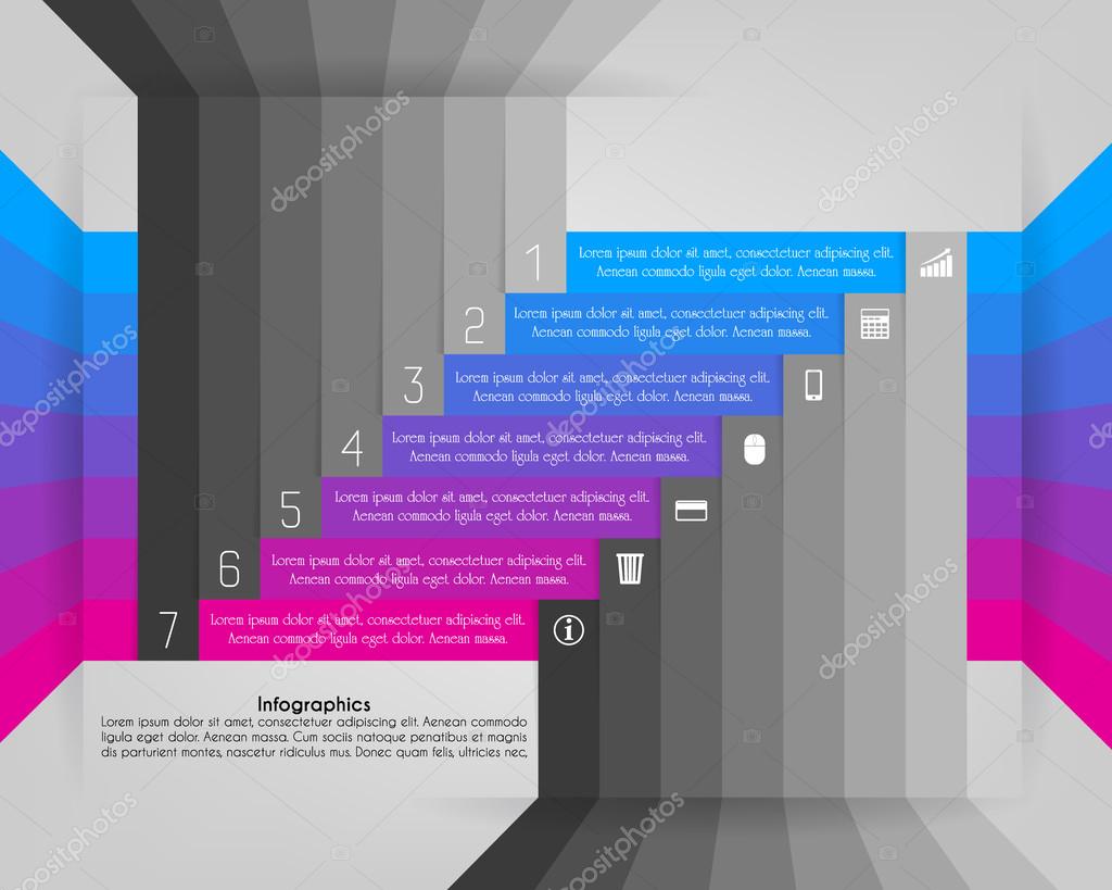 Modern infographics concept with icons Stock Vector by ©vitalkaka 51996649
