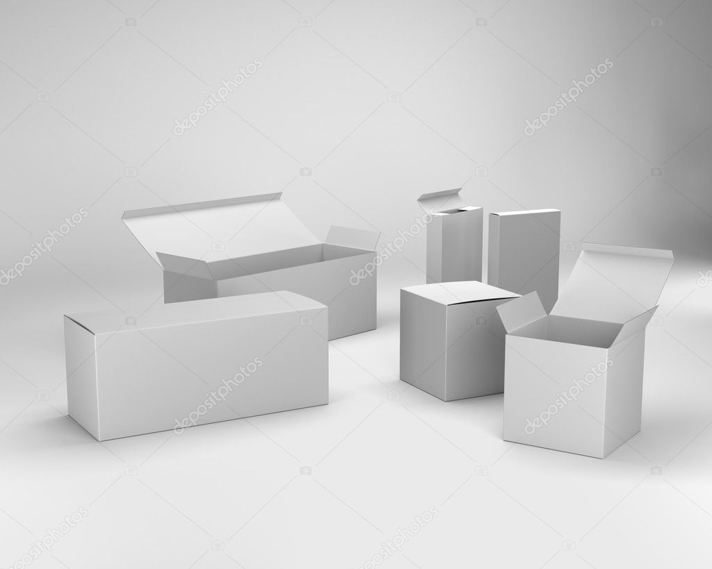 Blank boxes Stock Photo by ©suchywilk 81392490