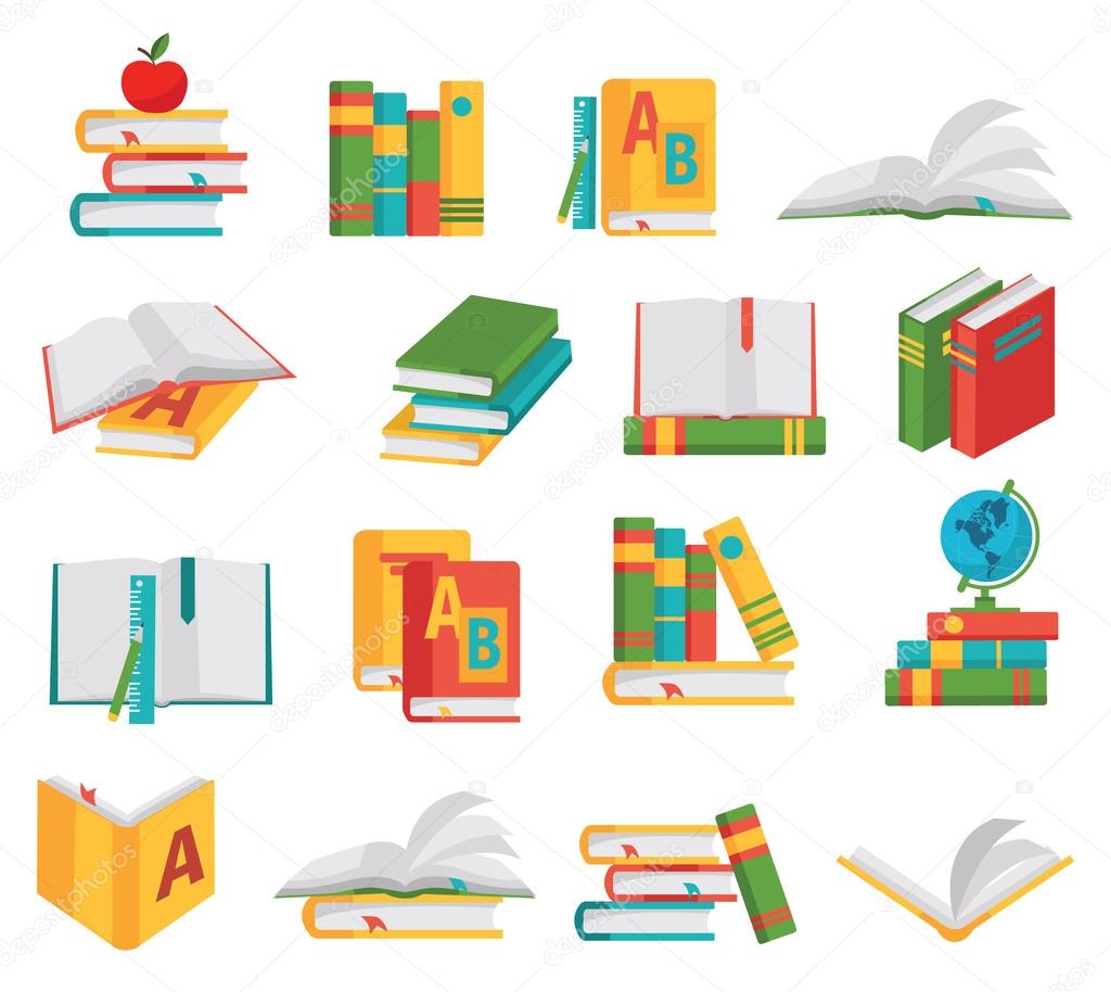 Icono De Libros Escolares